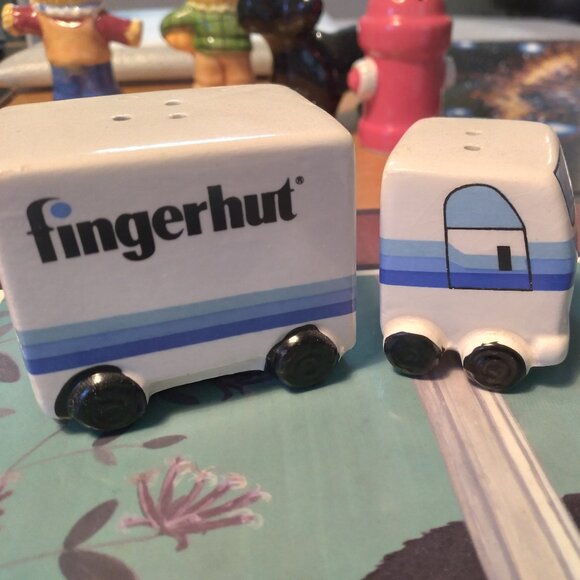 Finger Hut | Kitchen | Finger Hut Delivery Truck Salt And Pepper Shaker ...